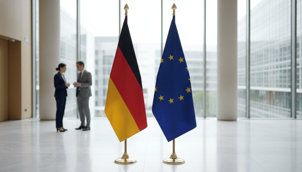 Indoor German Flag with Pole and Base: The Professional Guide - FlagLand